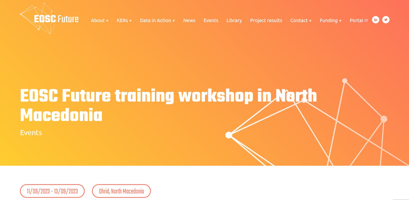 European Open Science Cloud: EOSC Future Training Workshop in North Macedonia – westernbalkans ...