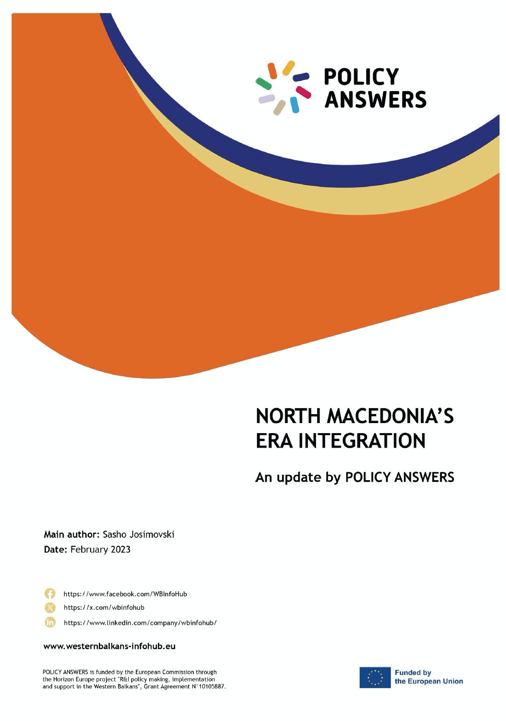 Report on North Macedonia’s integration into the new European Research ...