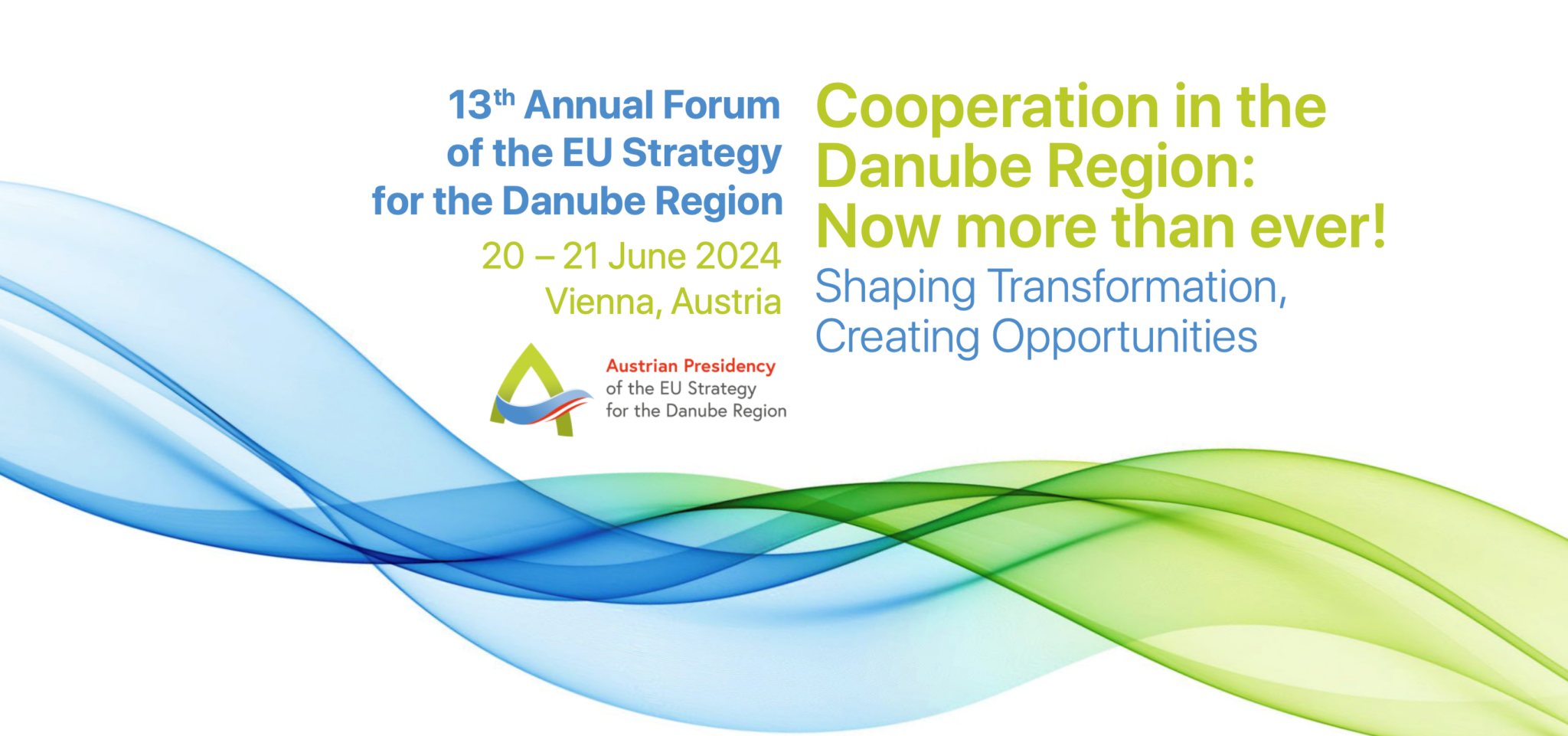 13th Annual Forum of the EU Strategy for the Danube Region ...