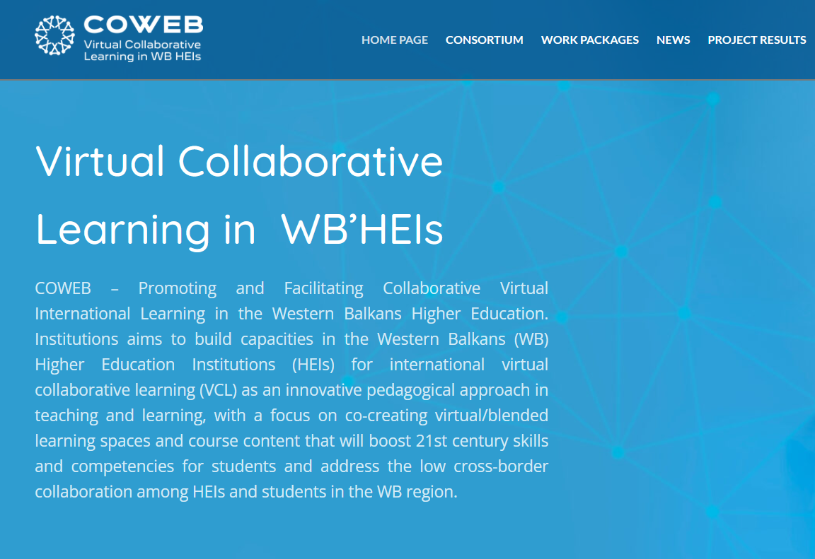 COWEB – Promoting and Facilitating Collaborative Virtual International ...
