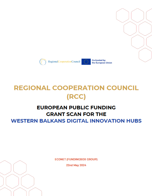 Grant Scan for Digital Innovation Hubs – westernbalkans-infohub.eu